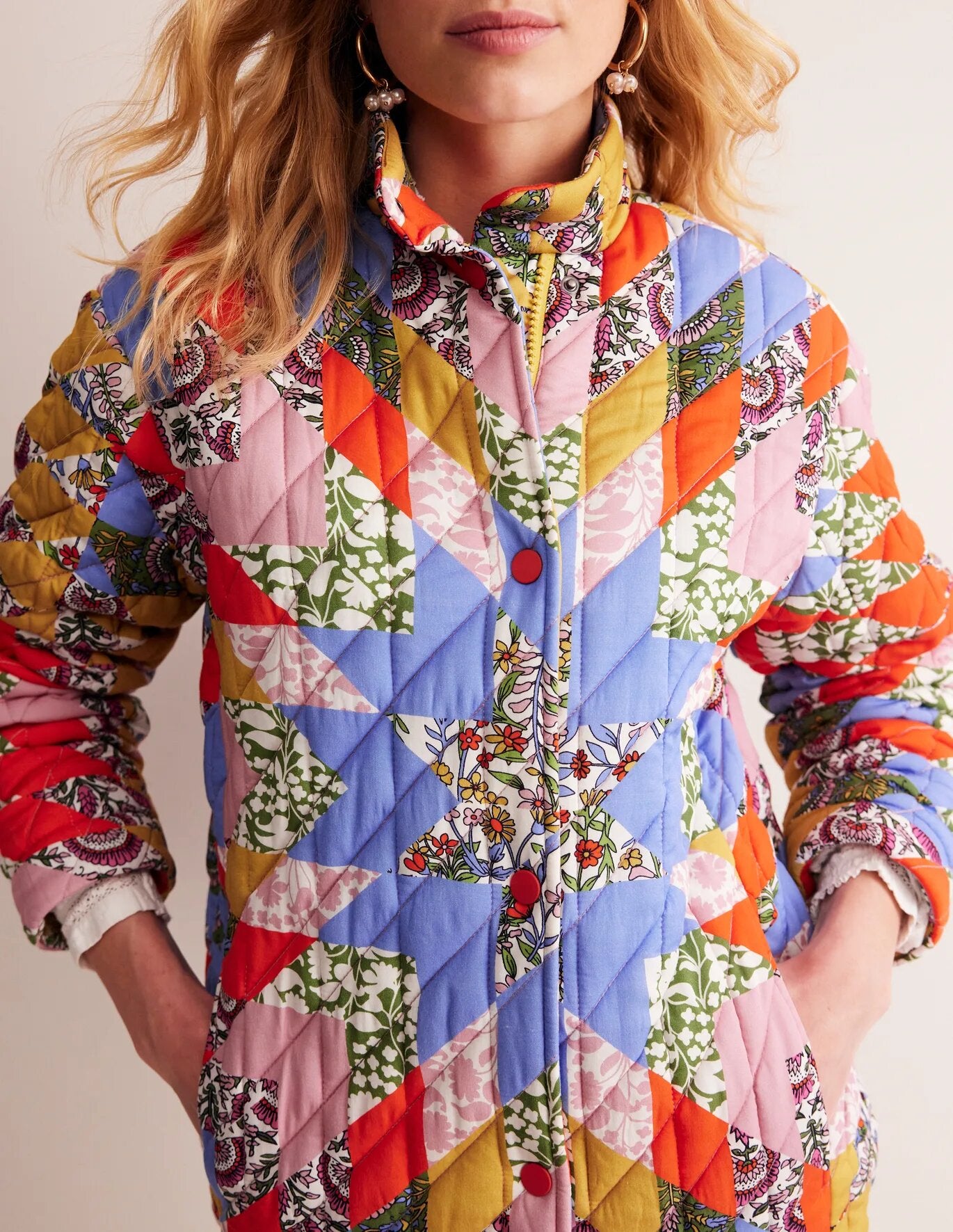 Boden + Oversized Quilted Jacket