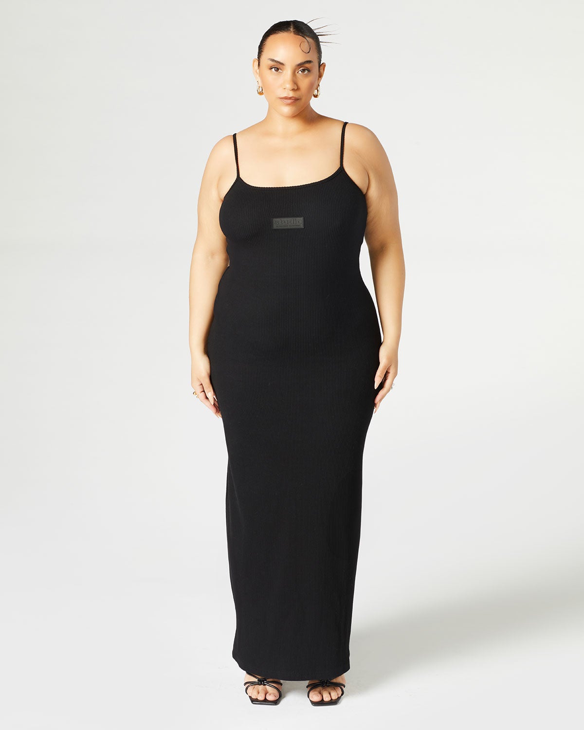 Studio Brandon Blackwood + Convertible Slit Maxi Dress
