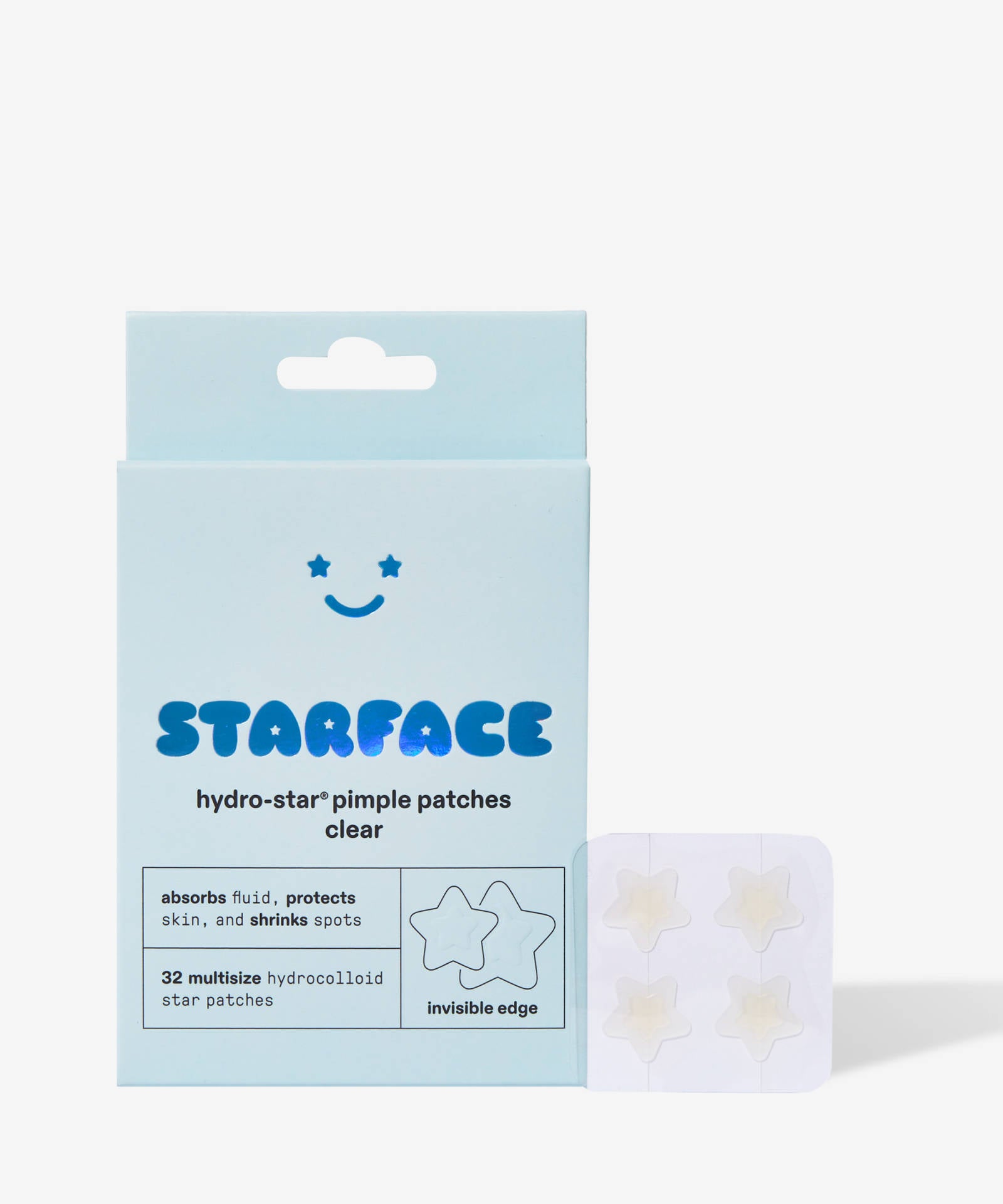 Starface + Hydro-Star Clear Hydrocolloid Pimple Patches