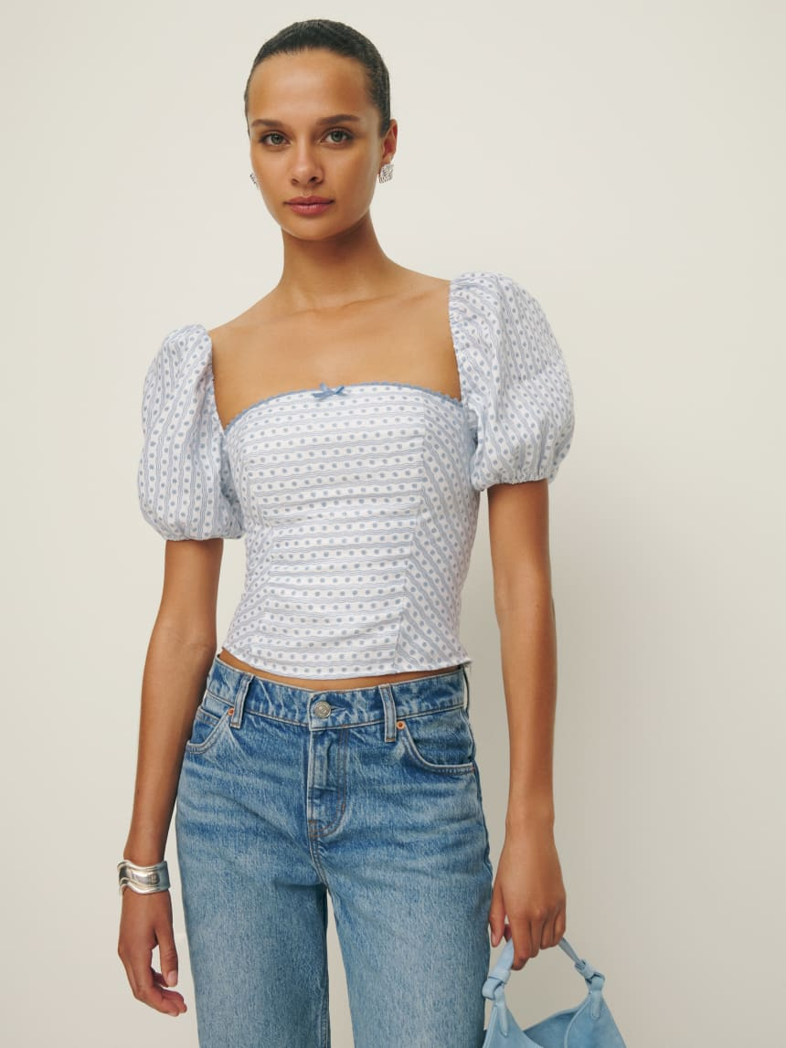 Reformation + Laurel Knit Top