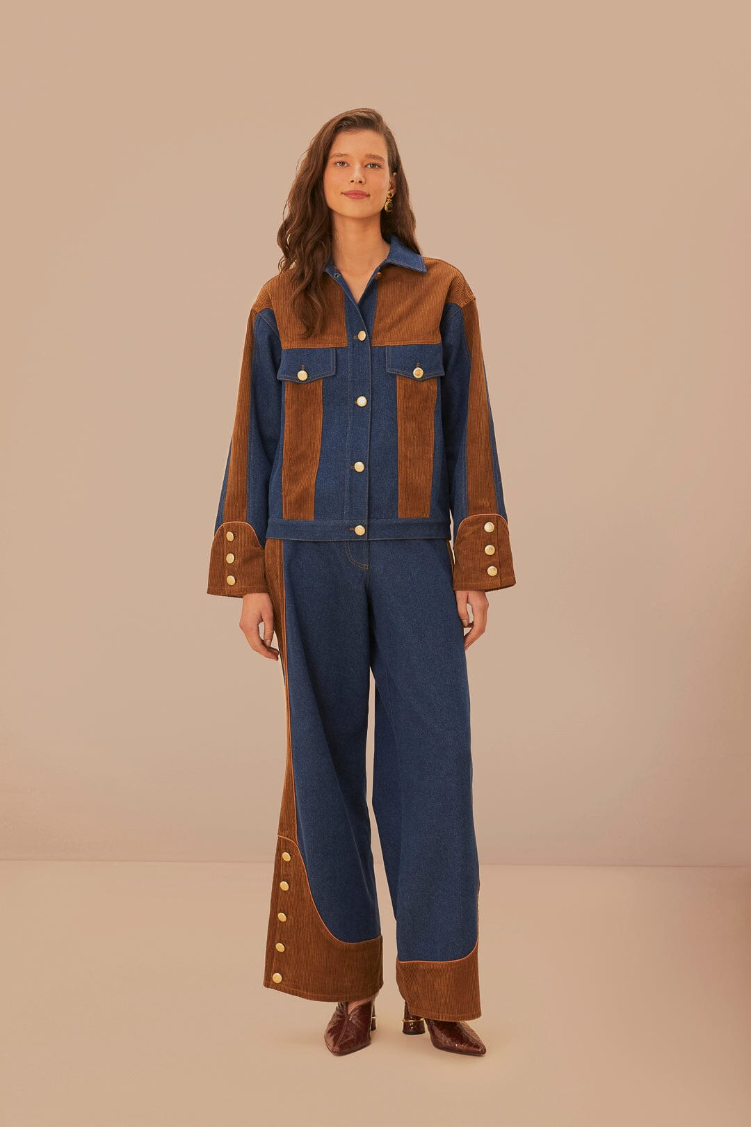 Farm Rio + Western Denim Jacket