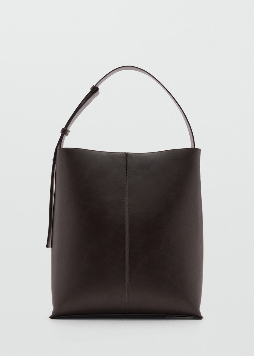 Mango + Short handle shopper bag