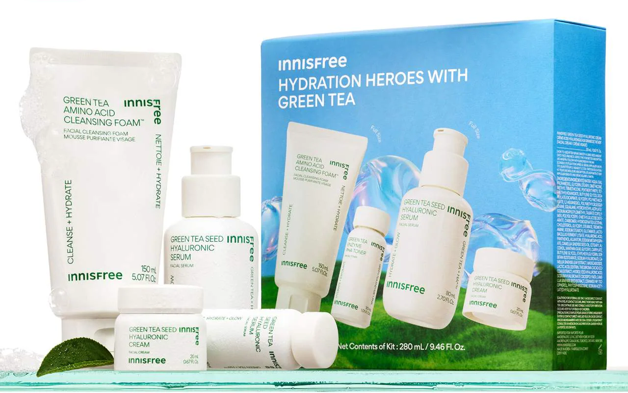 Innisfree + Green Tea Hydration Heroes