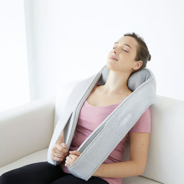 Fujiiryoki + Quzy Premium Wireless Neck & Shoulder Massager