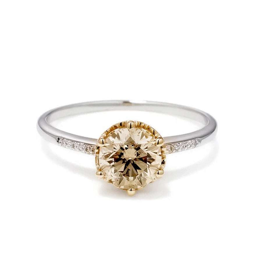 Anna Sheffield + Hazeline Solitaire Ring