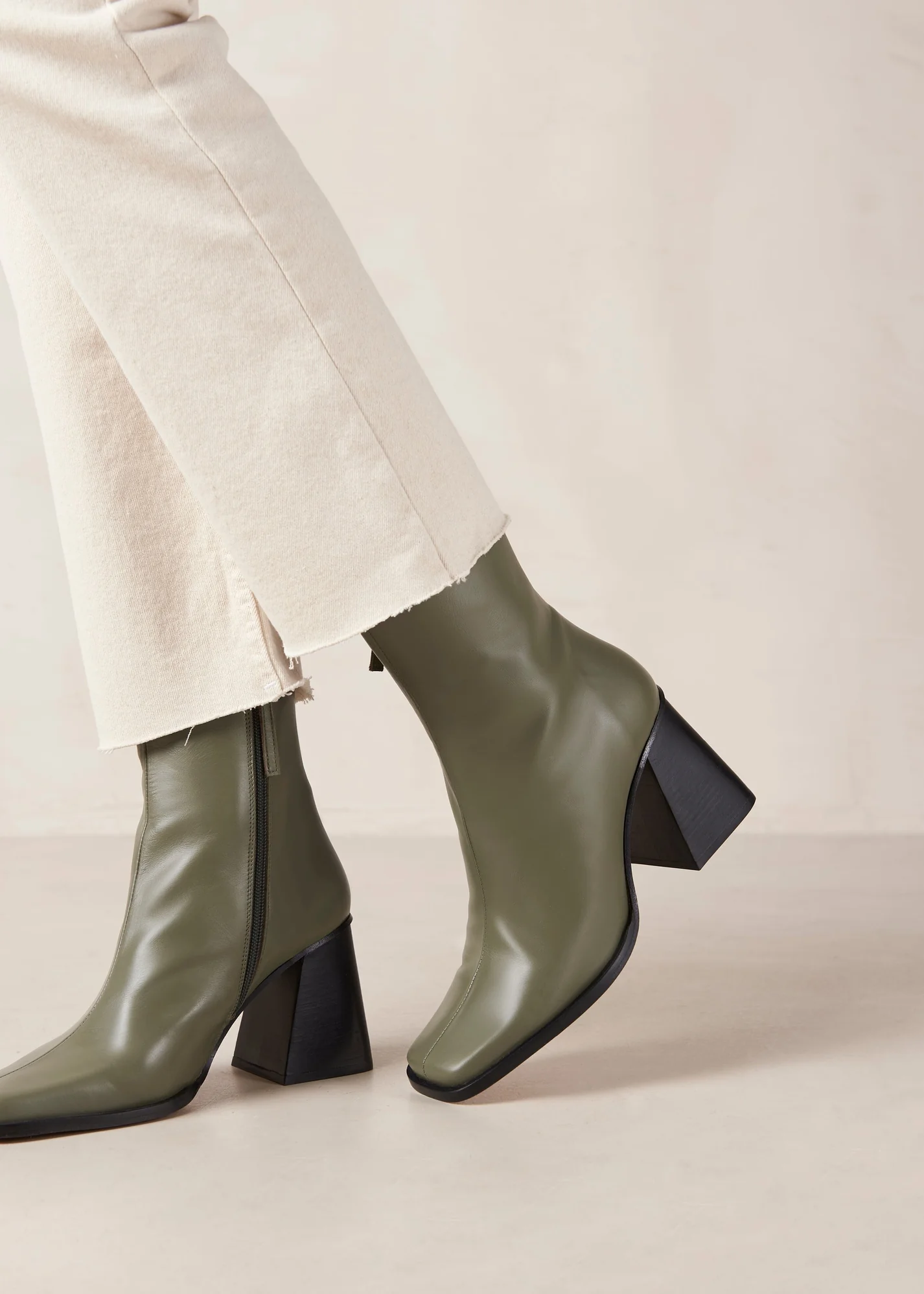 ALOHAS + South Dusty Olive Ankle Boot