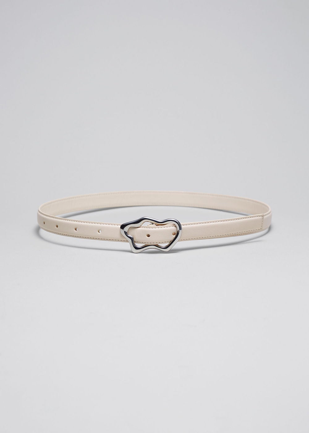 & Other Stories + Sculpted Buckle Leather Belt