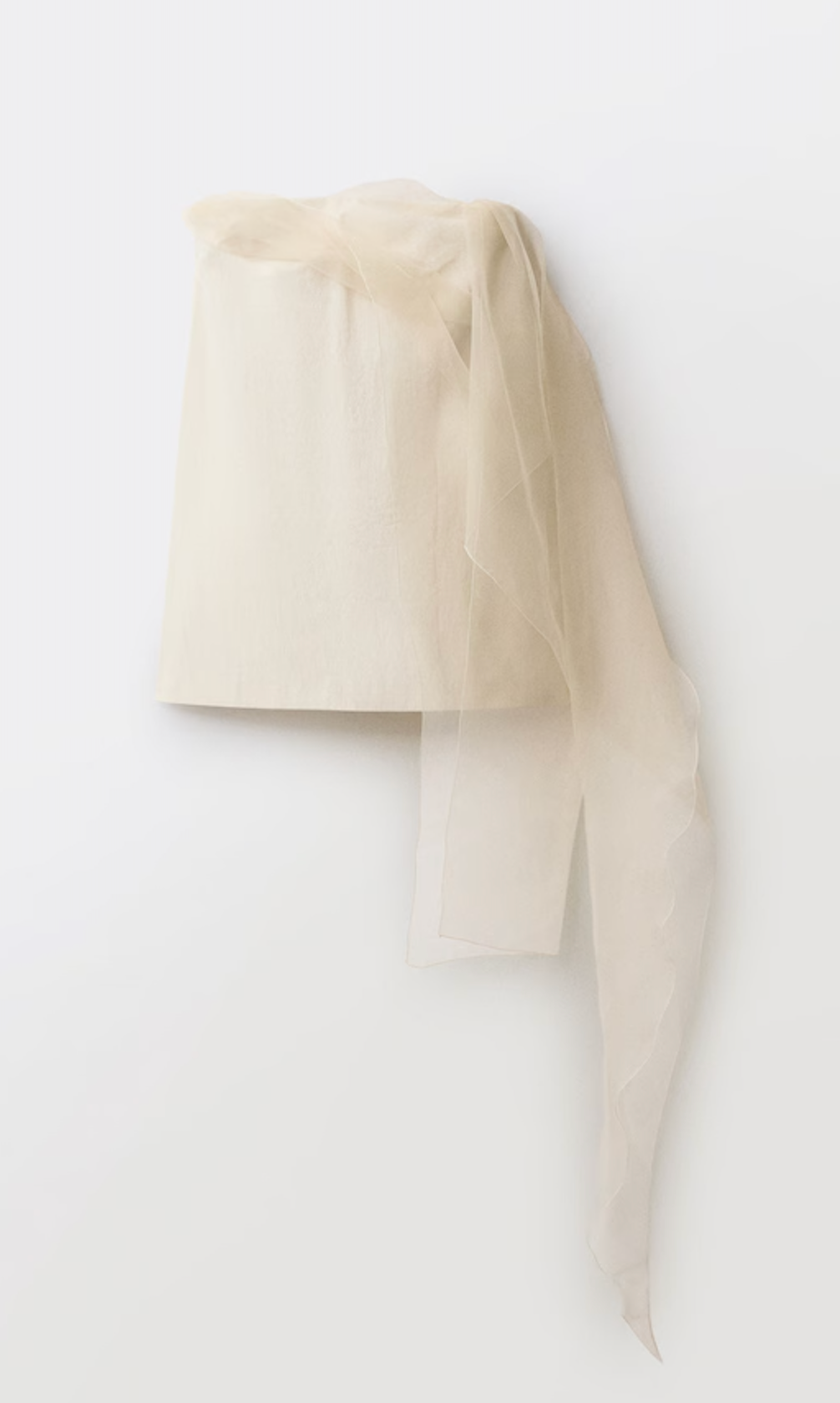 Mango + Short Chiffon Combined Dress