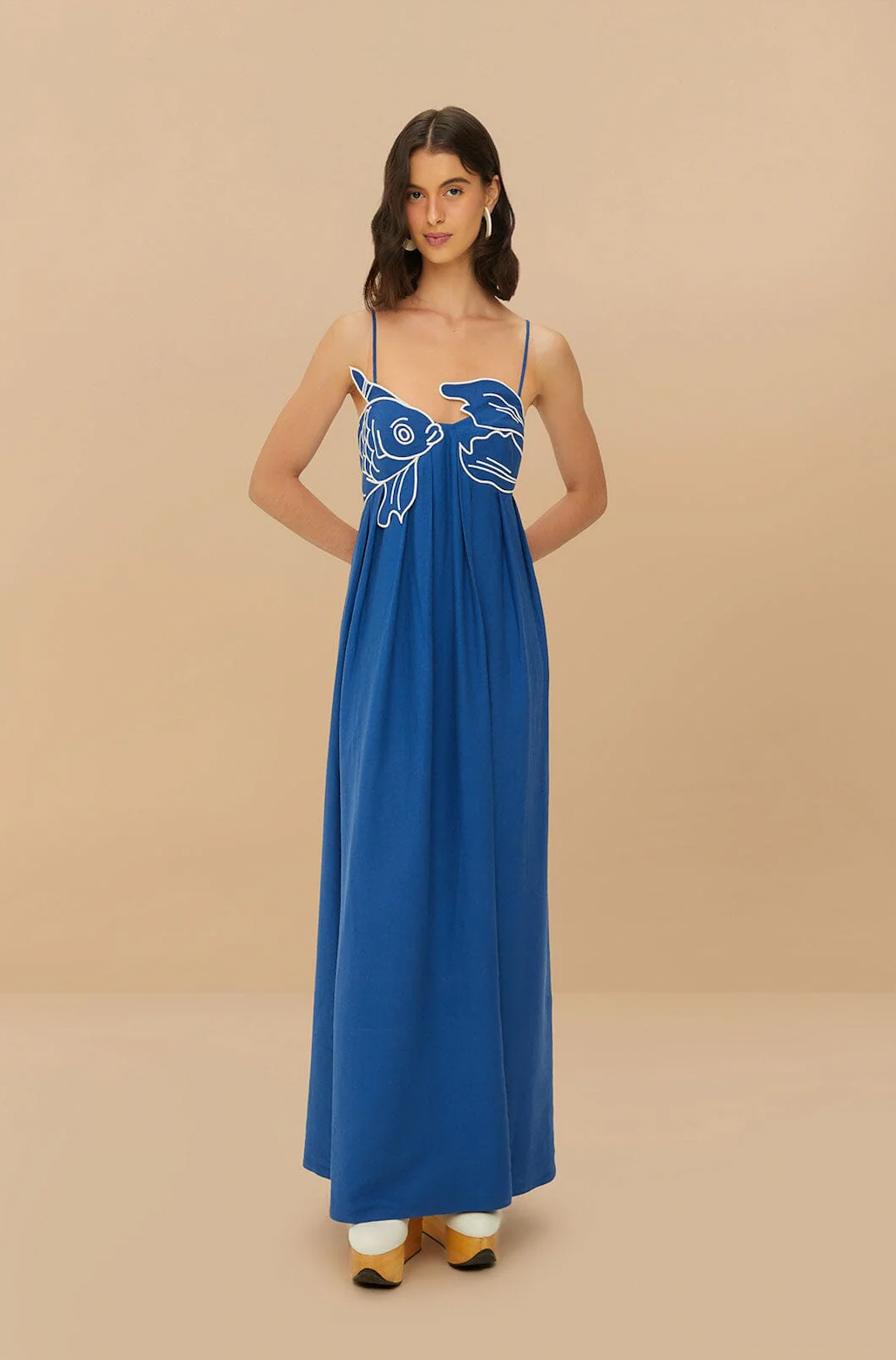 Farm Rio + Blue Maxi Dress by Farm Rio