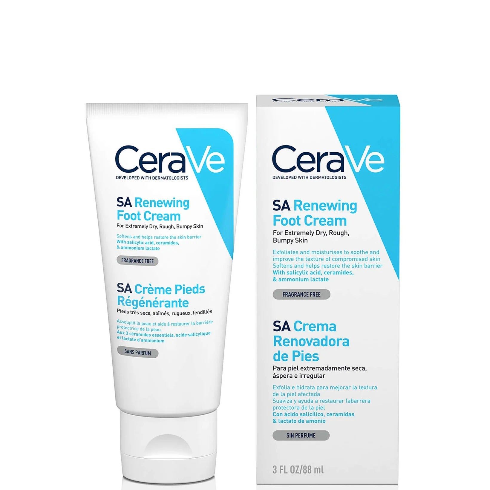CeraVe + SA Renewing Foot Cream