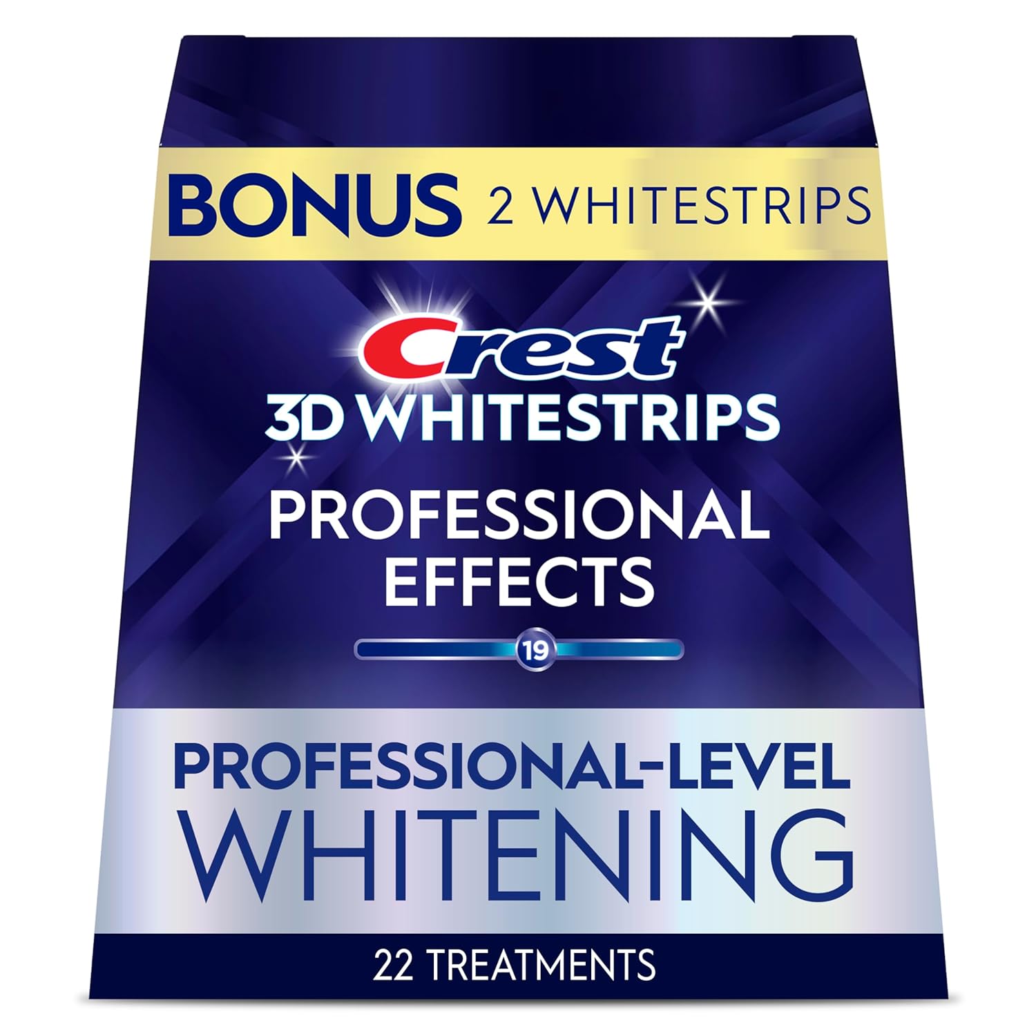 Crest + 3D Whitestrips Professional Effects Kit, 44 Strips (22 Count Pack)
