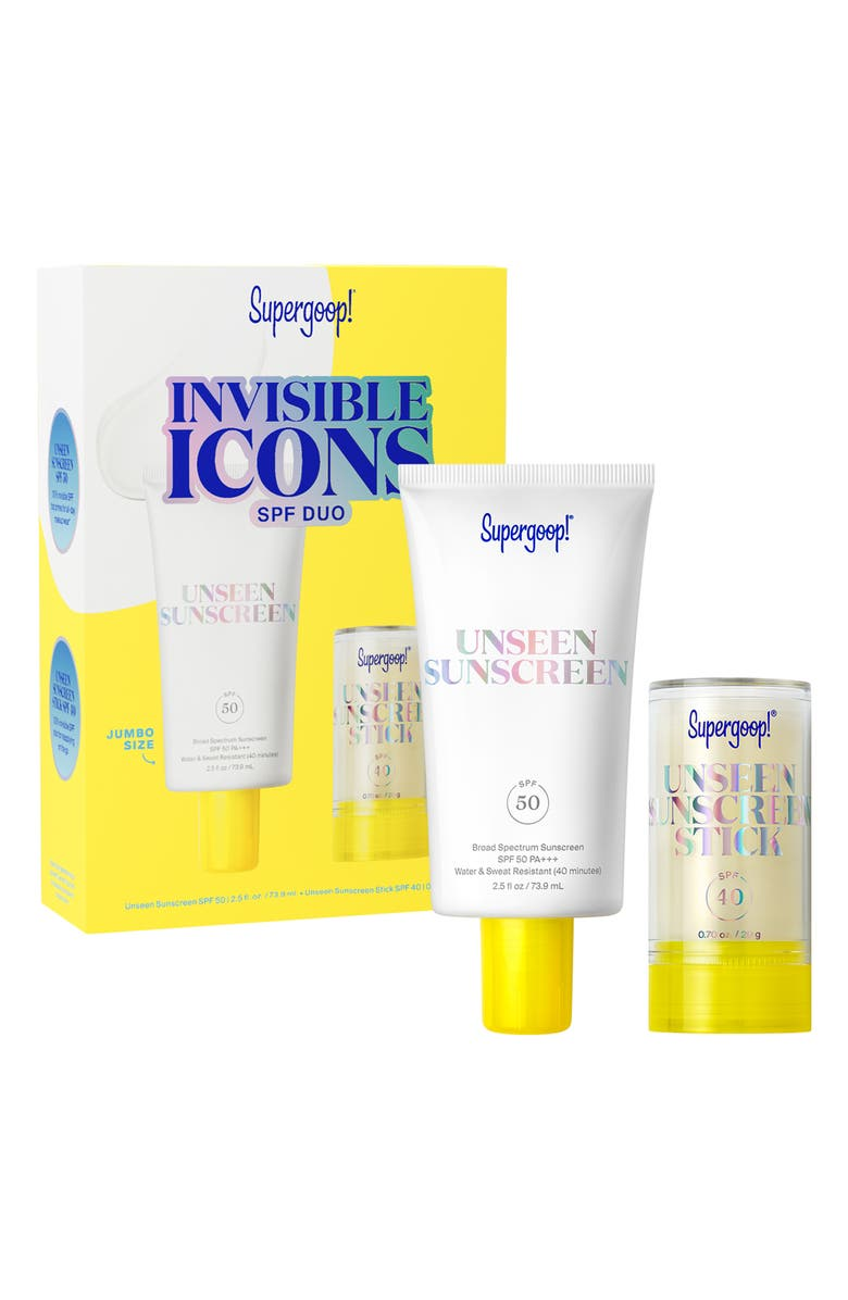 Supergoop! + Invisible Icons SPF Set