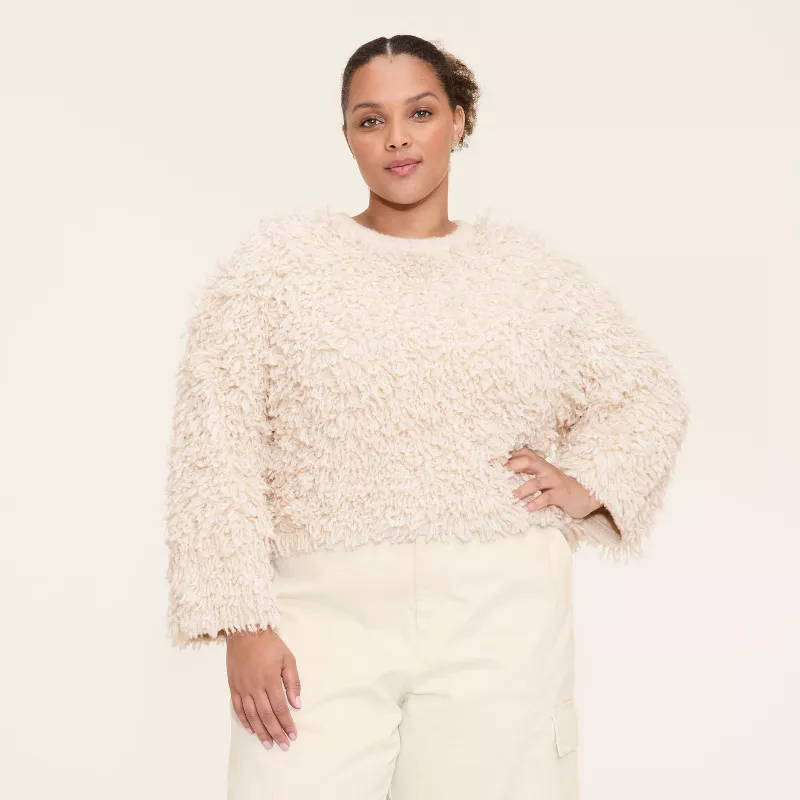 Woolrich x Target + Loopy Yarn Crewneck Pullover Sweater