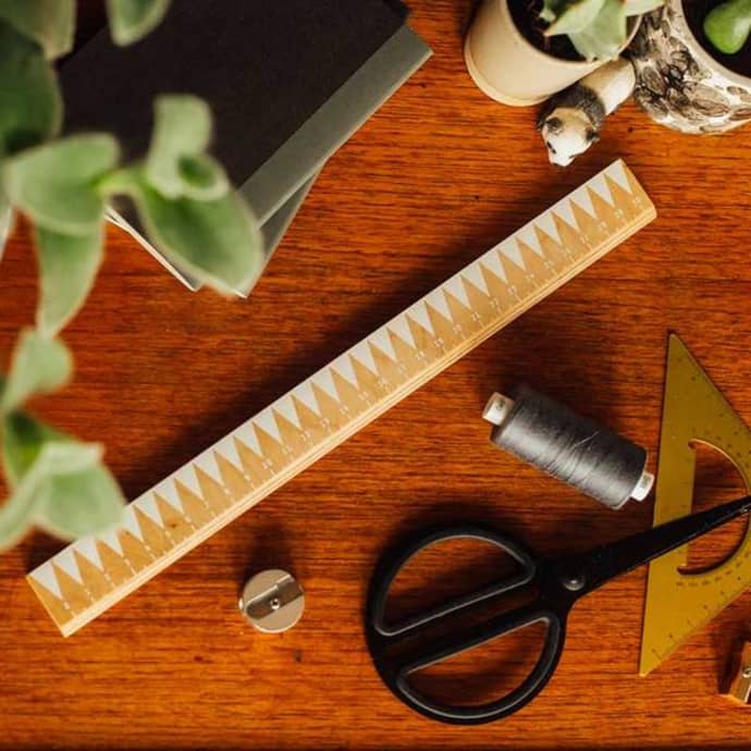 Ding Ding + White Zigzag Ruler