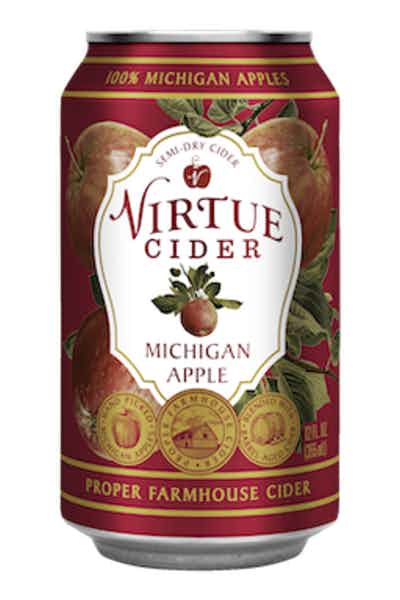 Virtue Cider + Michigan Apple Farmhouse Cider (6 cans)