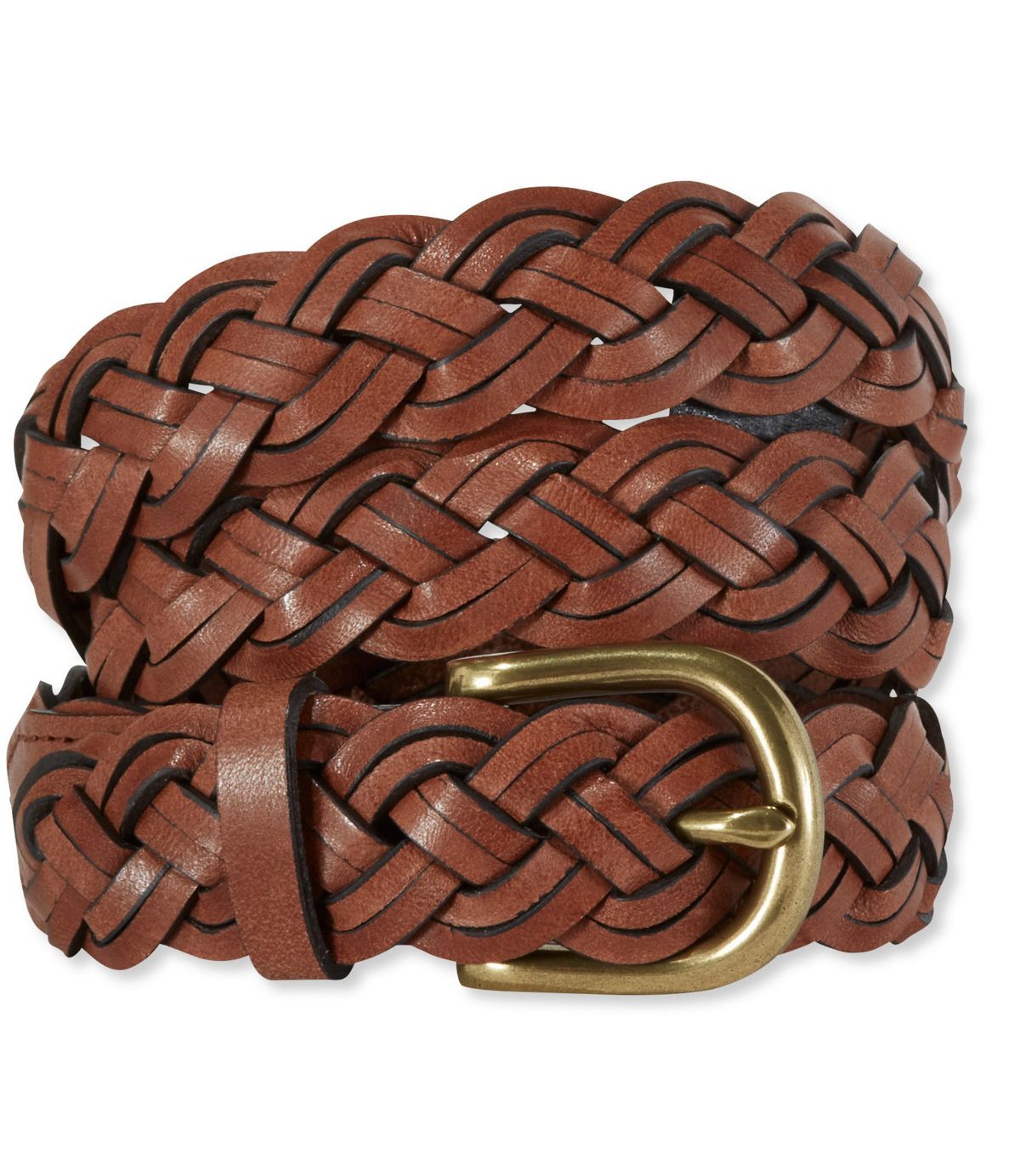 L.L. Bean + Braided Leather Belt