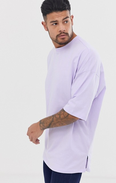 ASOS DESIGN + Oversize T-Shirt With Side Split