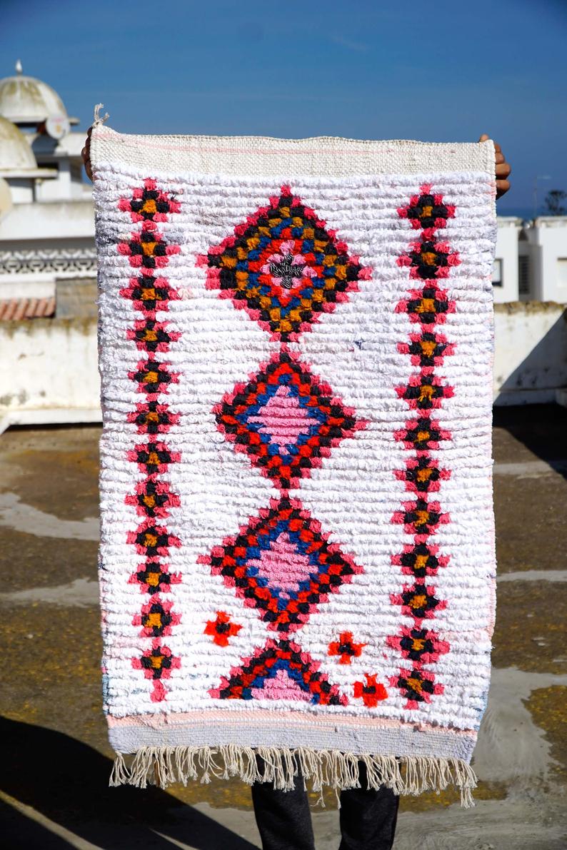 Maroc Rug Company + Boucherouite Cotton Moroccan Rug