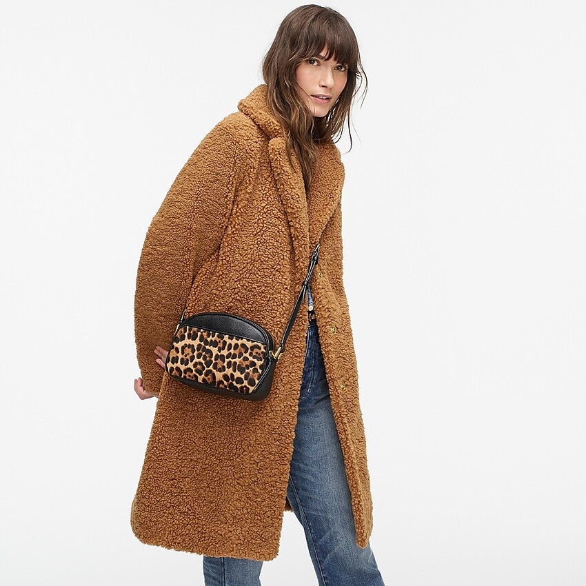 J.Crew + Teddy Sherpa Topcoat