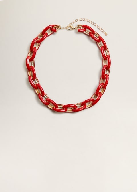 Mango + Link chain necklace