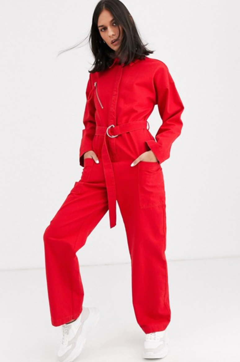 ASOS DESIGN + Denim Boiler Suit