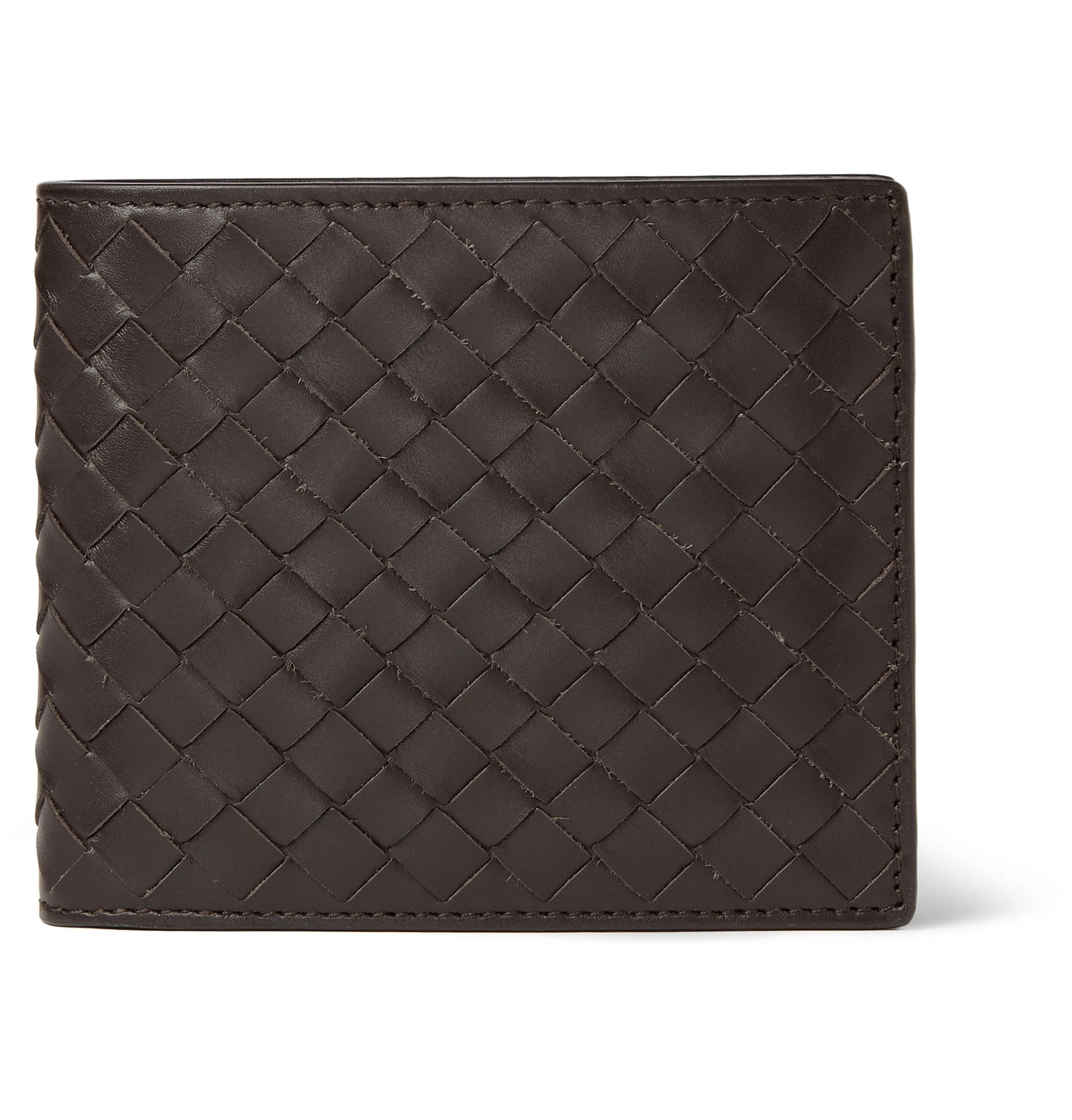 Bottega Veneta + Intrecciato Leather Billfold Wallet