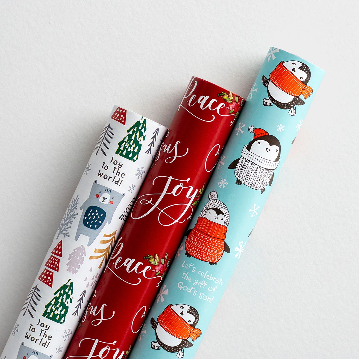 DaySpring + DaySpring Whimsical Hope Premium Christmas Wrapping Paper ...