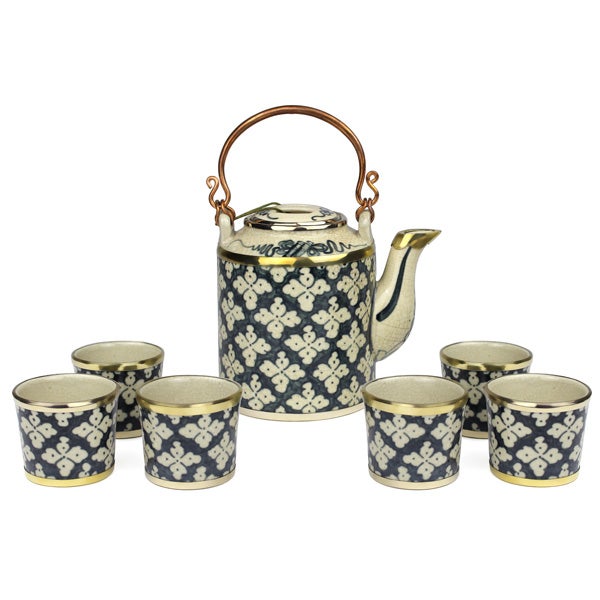 In A Strange Land + Hand painted Vietnamese tea set