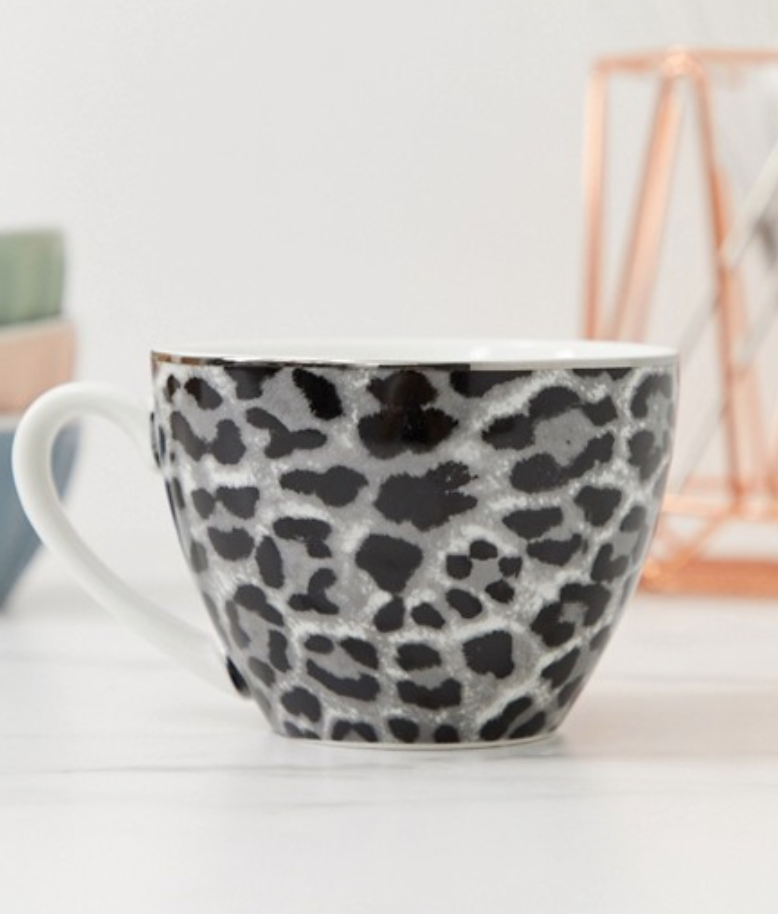 River Island + Leopard Print Mug