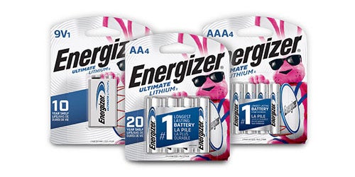 Energizer + Energizer Ultimate Lithium™ Batteries