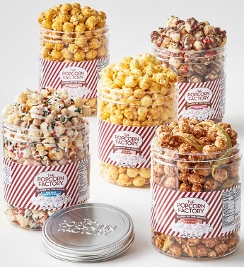 The Popcorn Factory + Flavor of the Month Popcorn Club (1 month)