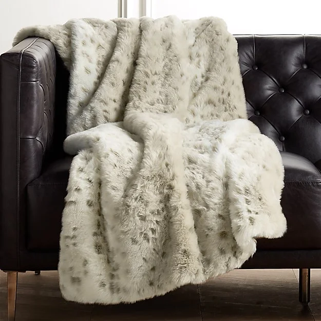 Snow Leopard Blanket