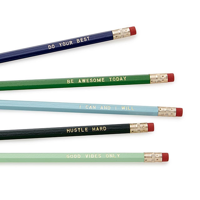 Uncommon Goods + Inspirational Pencil Set