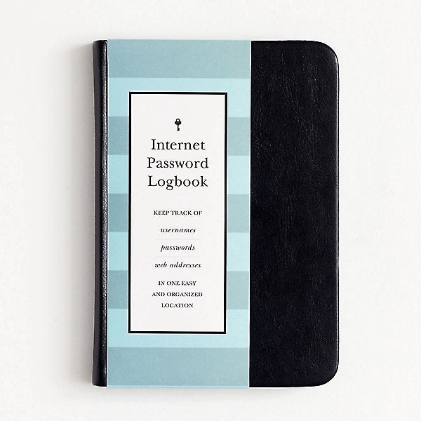 Paper Source + Internet Password Journal