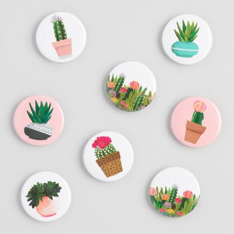 Cactus Magnets Set of 8
