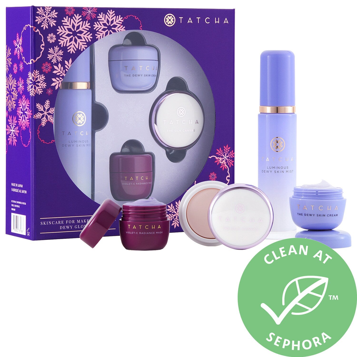 Tatcha + Skincare for Makeup Lovers: Dewy Glow Set