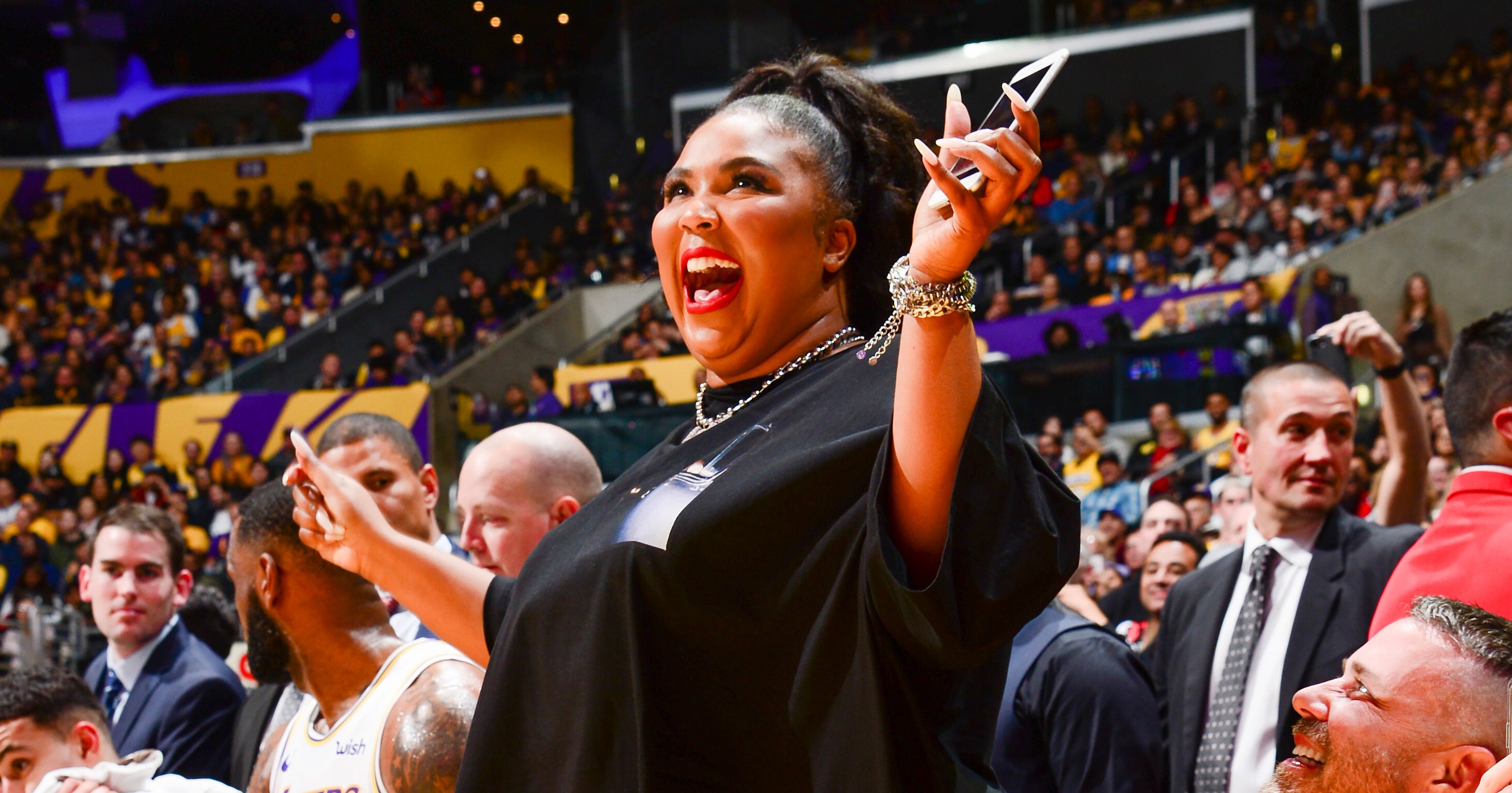 Lizzo Speaks Out About Her Thong At The Lakers Game