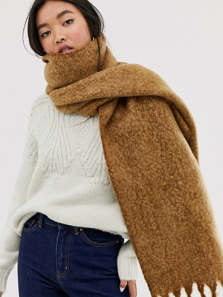 ASOS + Fluffy Scarf