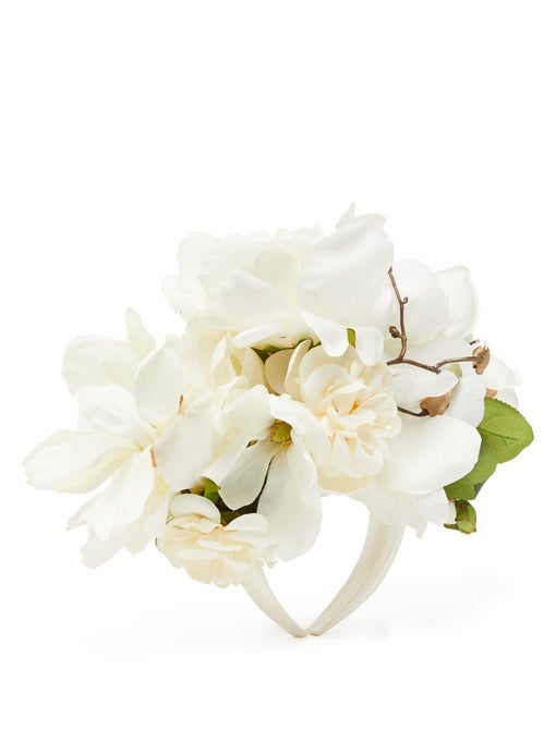 Philippa Craddock Peony And Camelia Faux Flower Headband