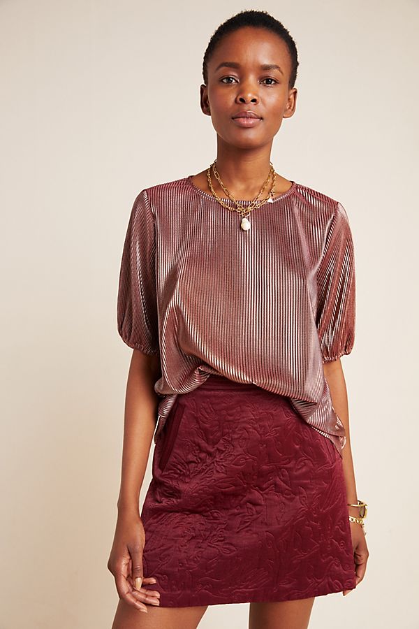 Sunday In Brooklyn + Augusta Shimmer Top