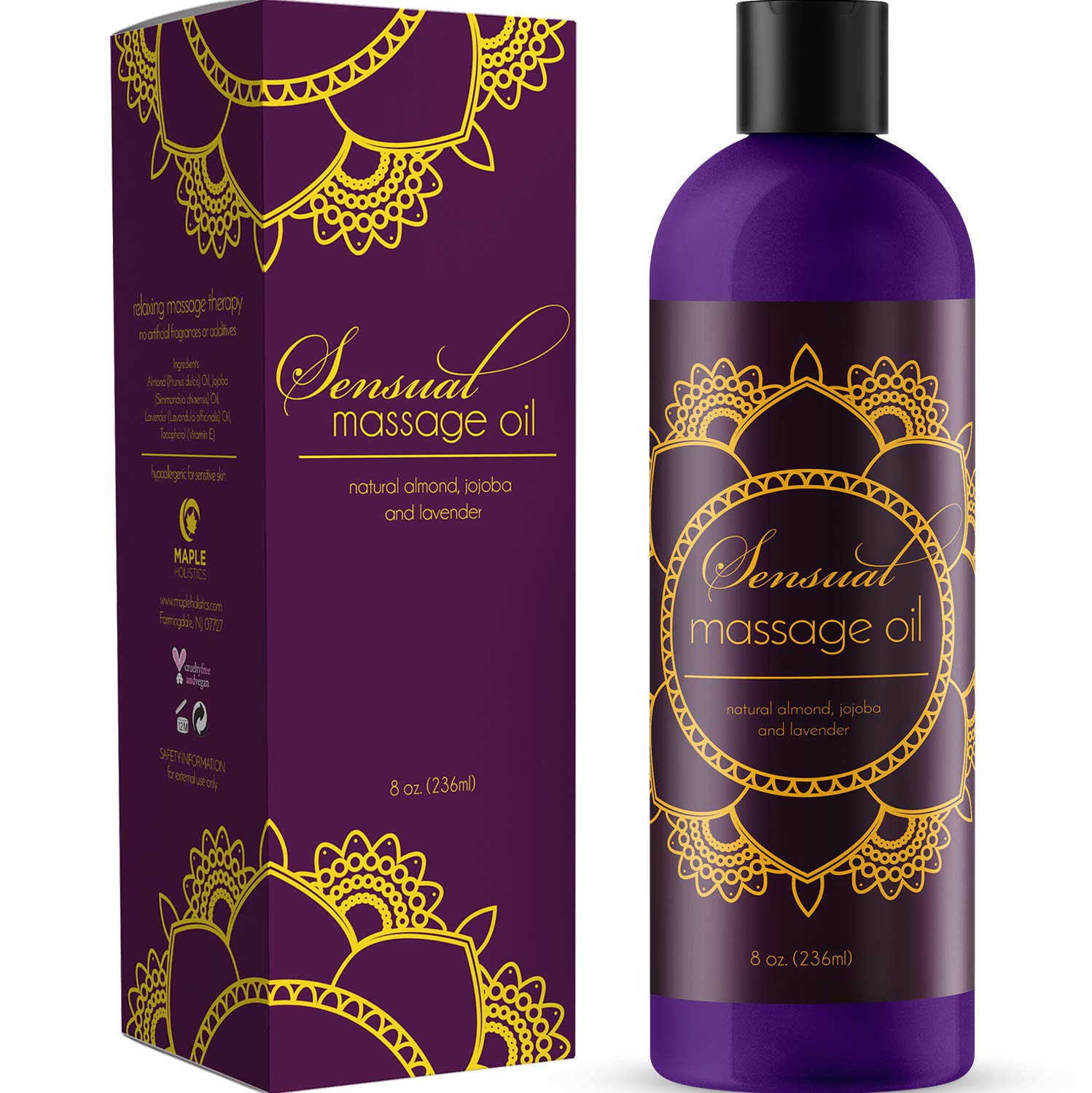 Maple Holistics + Sensual Massage Oil Maple Holistics + Sensual Massage Oil
