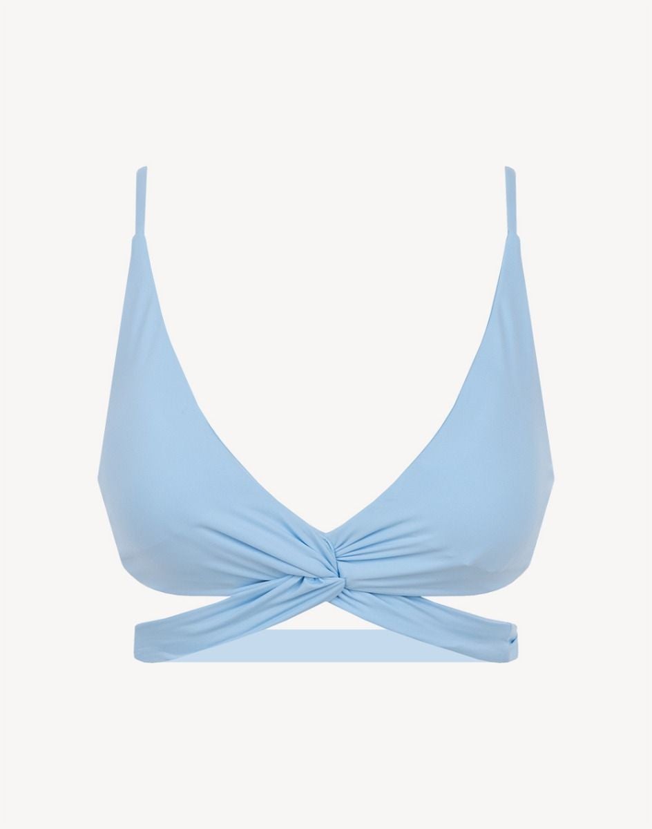 Becca Color Code Wrap Halter Bikini Top