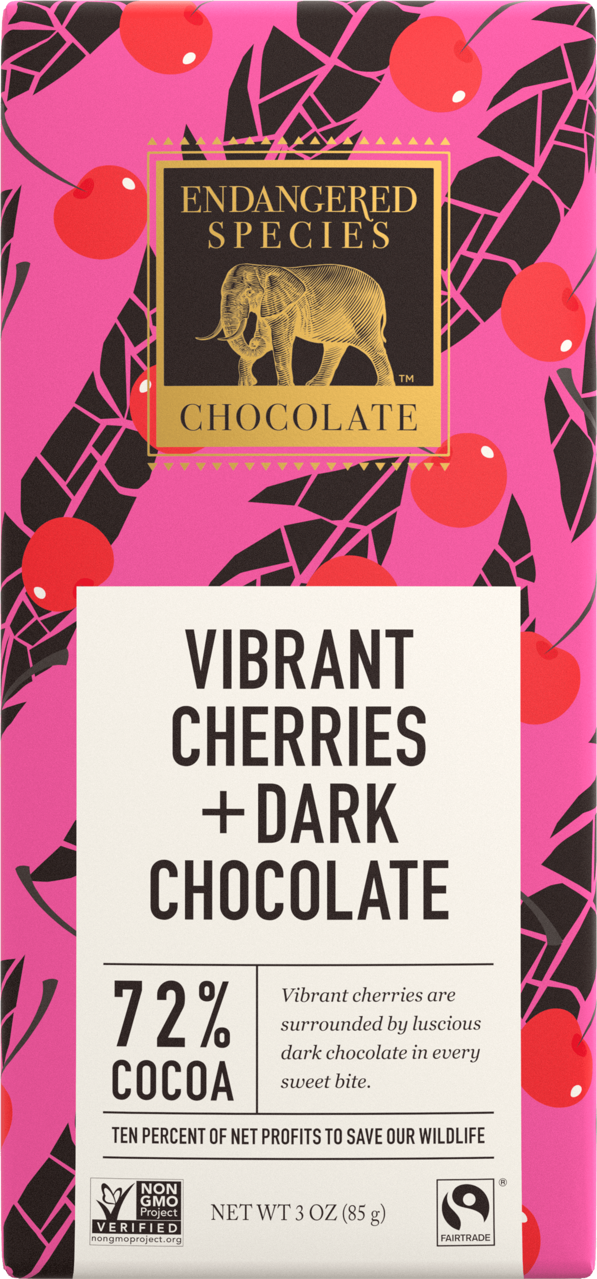 Endangered Species Chocolate + Puffin — Vibrant Cherries + Dark ...