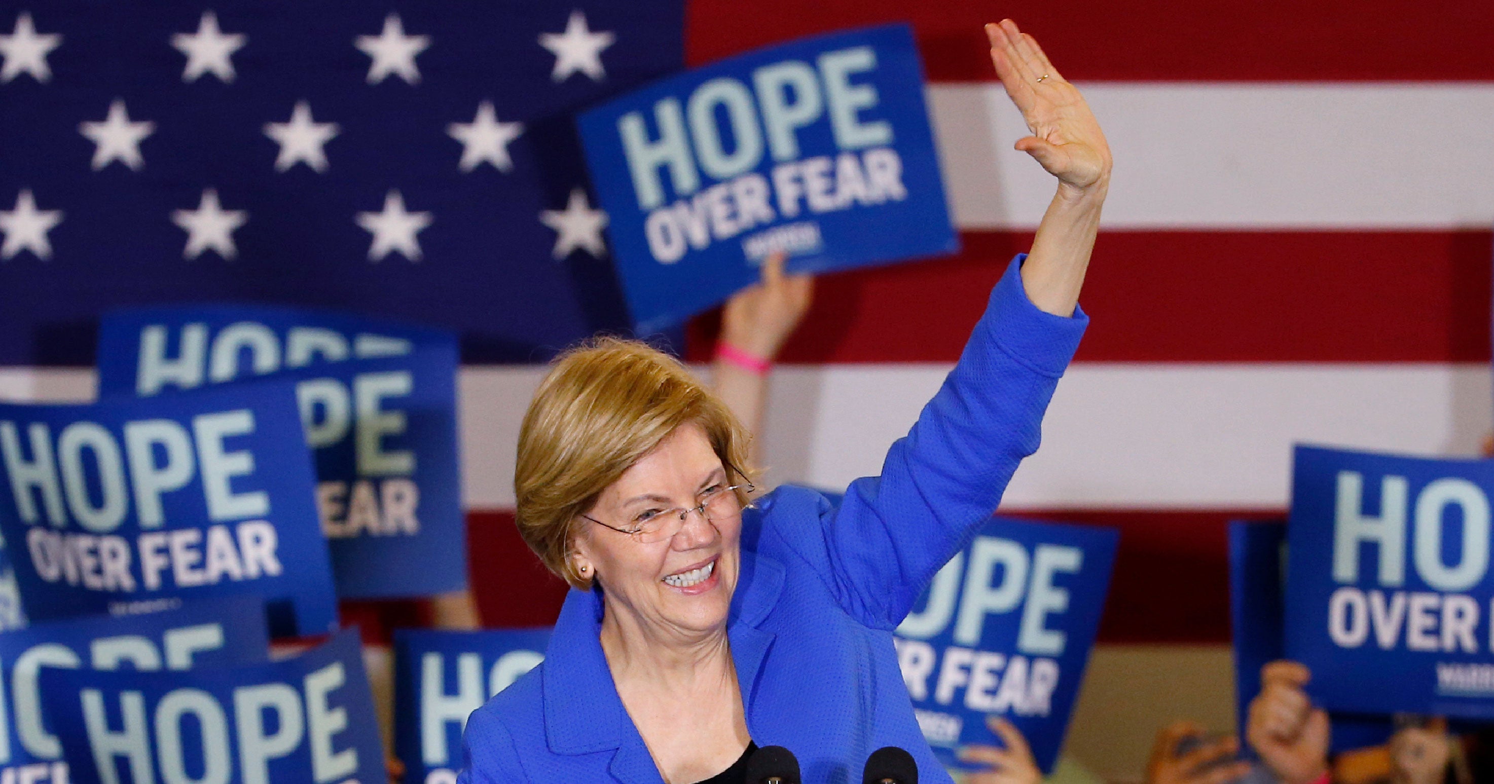 Elizabeth Warren Iowa Speech Thanks Women Volunteering