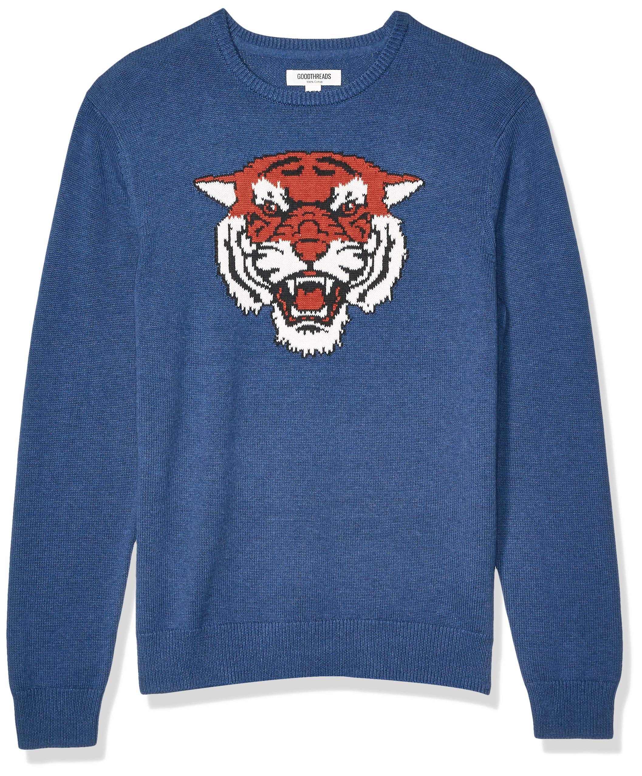 Goodthreads + Men’s Soft Cotton Graphic Crewneck Sweater