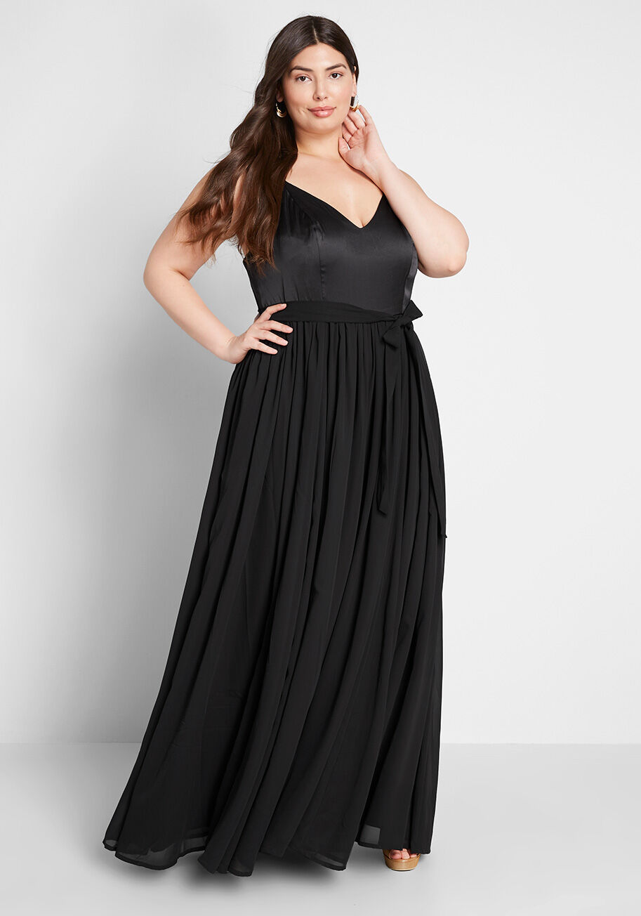 ModCloth + Meant to Be V-Neck Maxi Dress