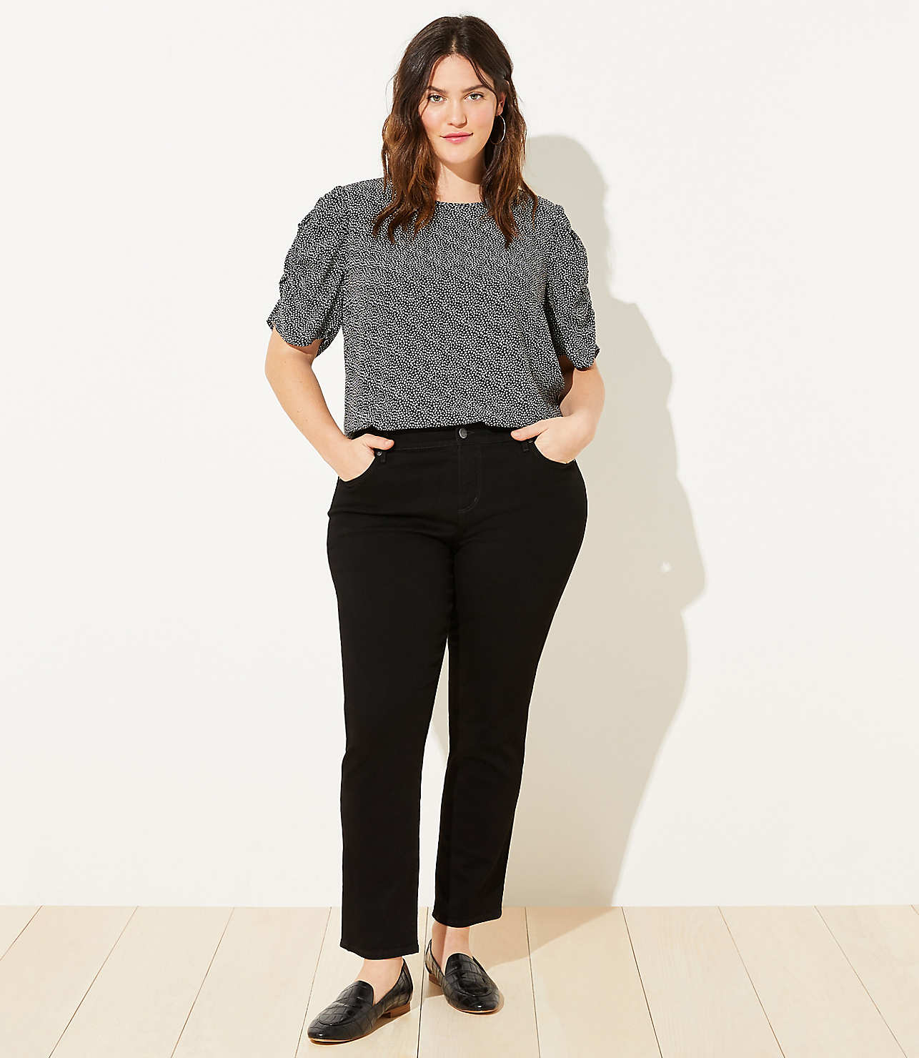 LOFT + Plus Straight Leg Jeans