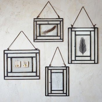 All Things Brighton Beautiful + Black Wall Hung Glass Frame