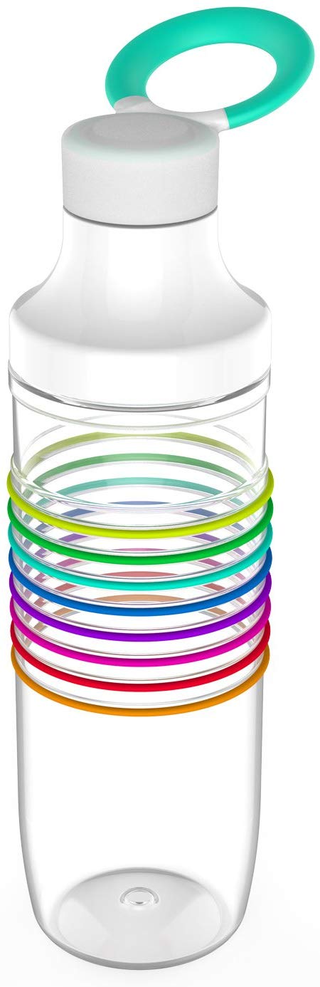 Zak Designs + 0025-R580 HydraTrak Water Bottles, 24oz