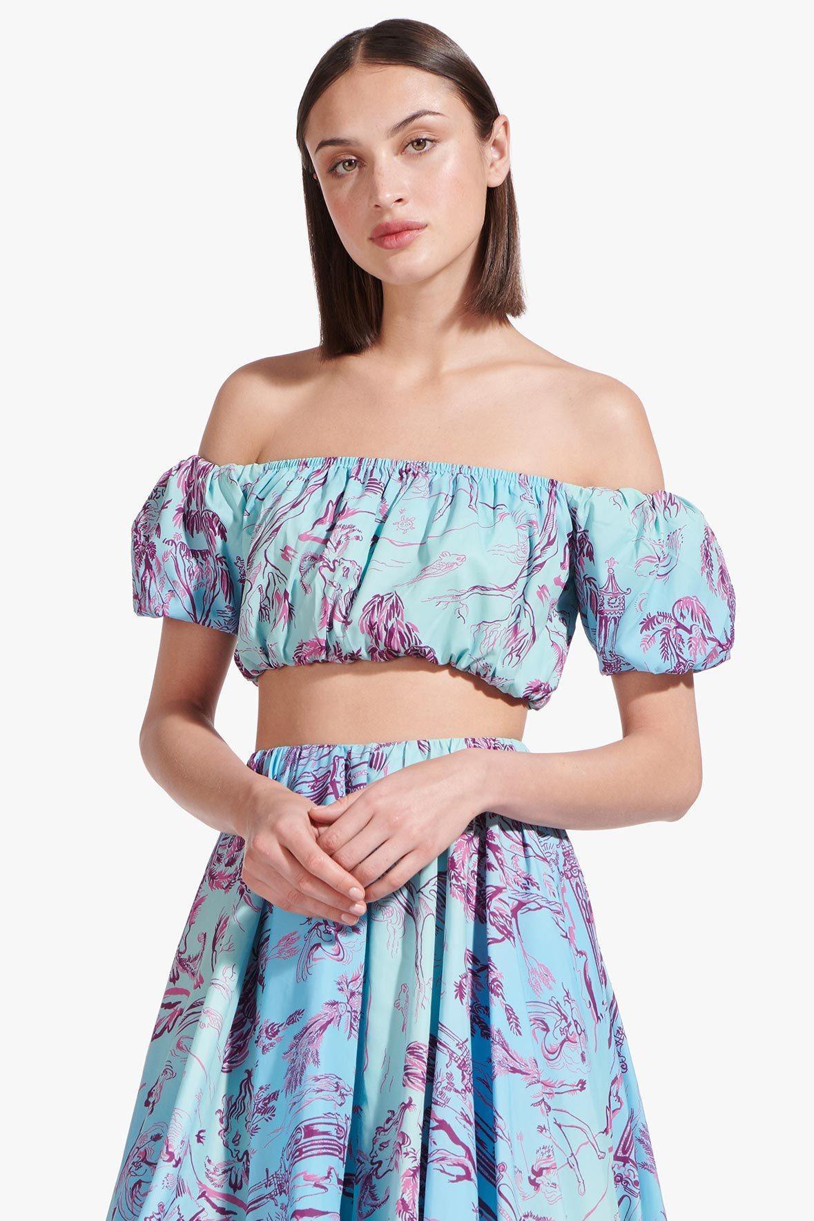 Staud + Feather Tree Blue Ant Top